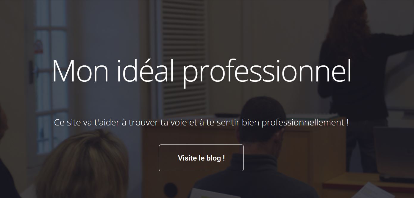Accueil - Mon idéal professionnel